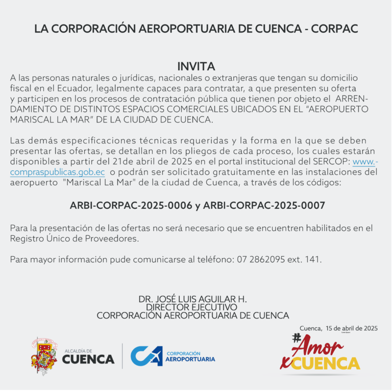 CORPAC - Aeropuerto de Cuenca